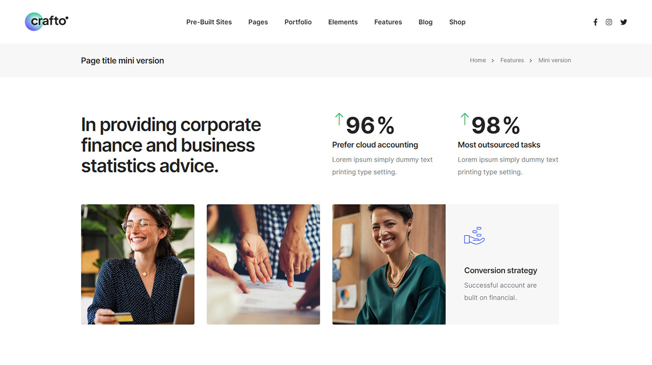 Crafto – The Multipurpose HTML5 Template
